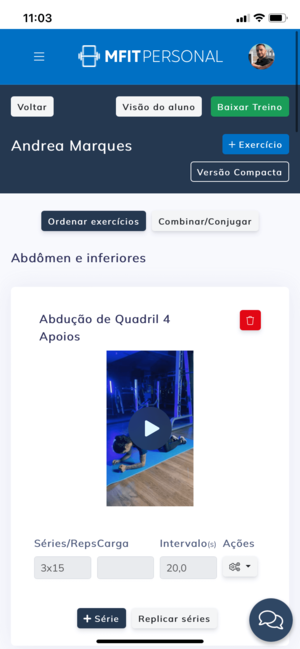 Como montar um treino de musculação usando o app MFIT